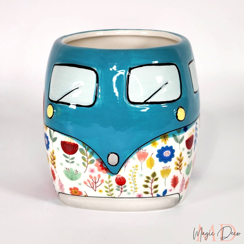 RV Camper Ceramic Mug With Relief Details Oversize Coffee - Etsy