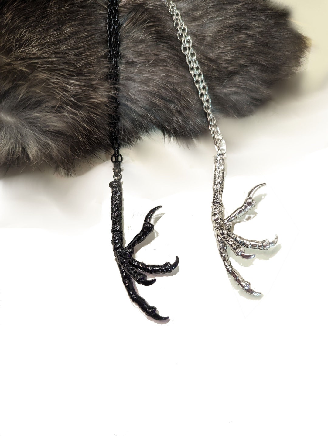 Mystical Elegance: Raven Claw Necklace With 30-day Return Policy ...