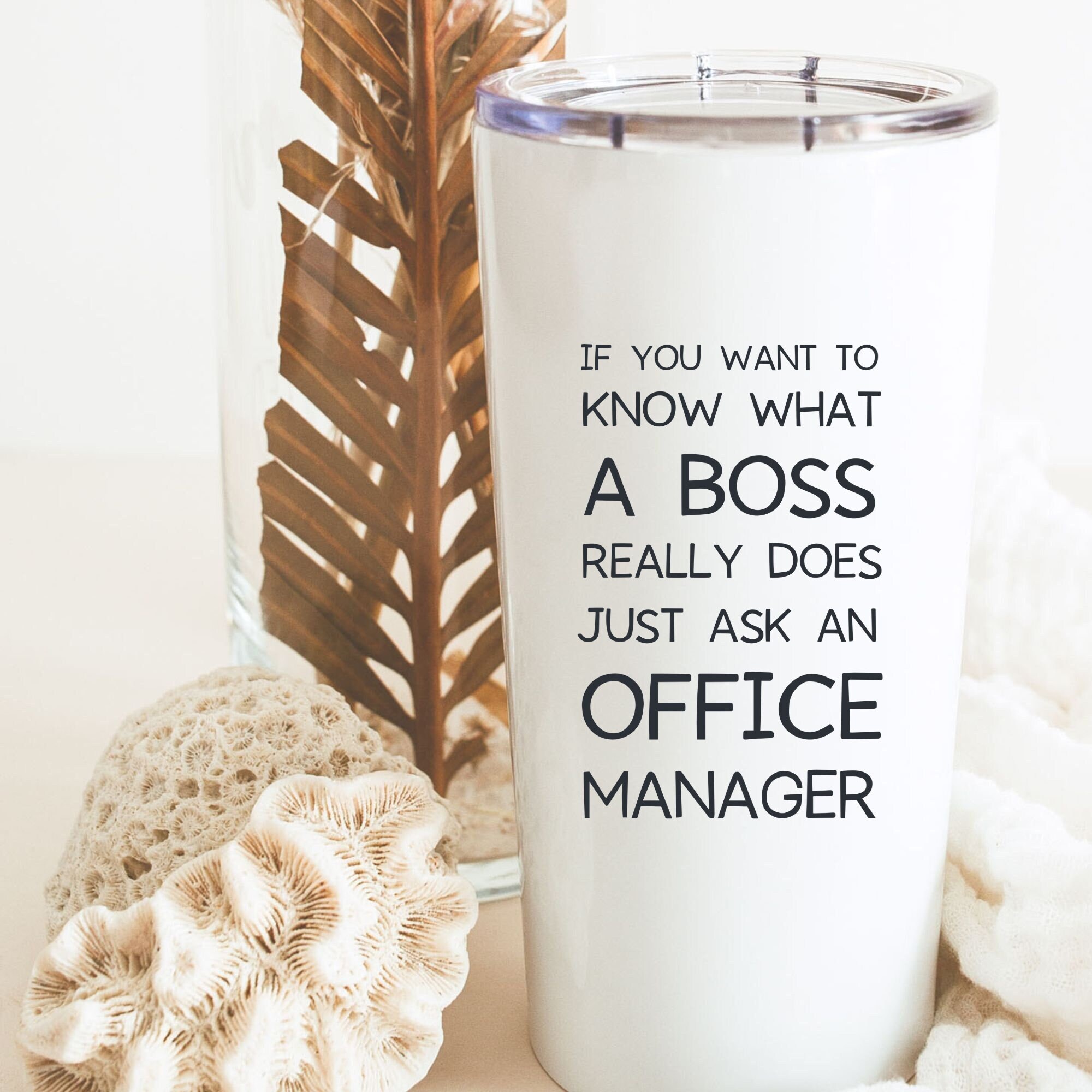Gift for Office Manager, Funny Coffee Cup, Sarcastic Birthday Present ...