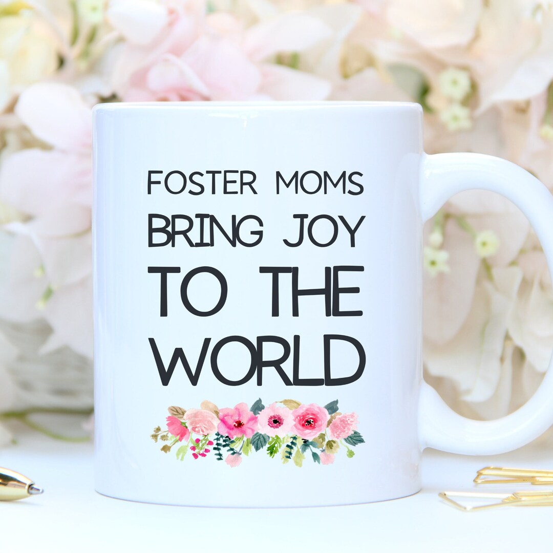 Gift for Foster Mom, Cute Coffee Cup, Sweet Birthday Present ...