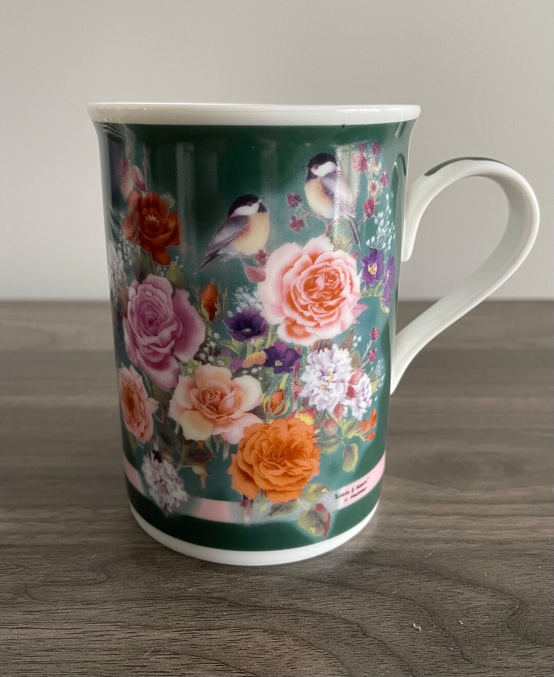 Valerie Pfeiffer Chicks & Roses Vintage Porcelain Cup Ceramic Coffee ...