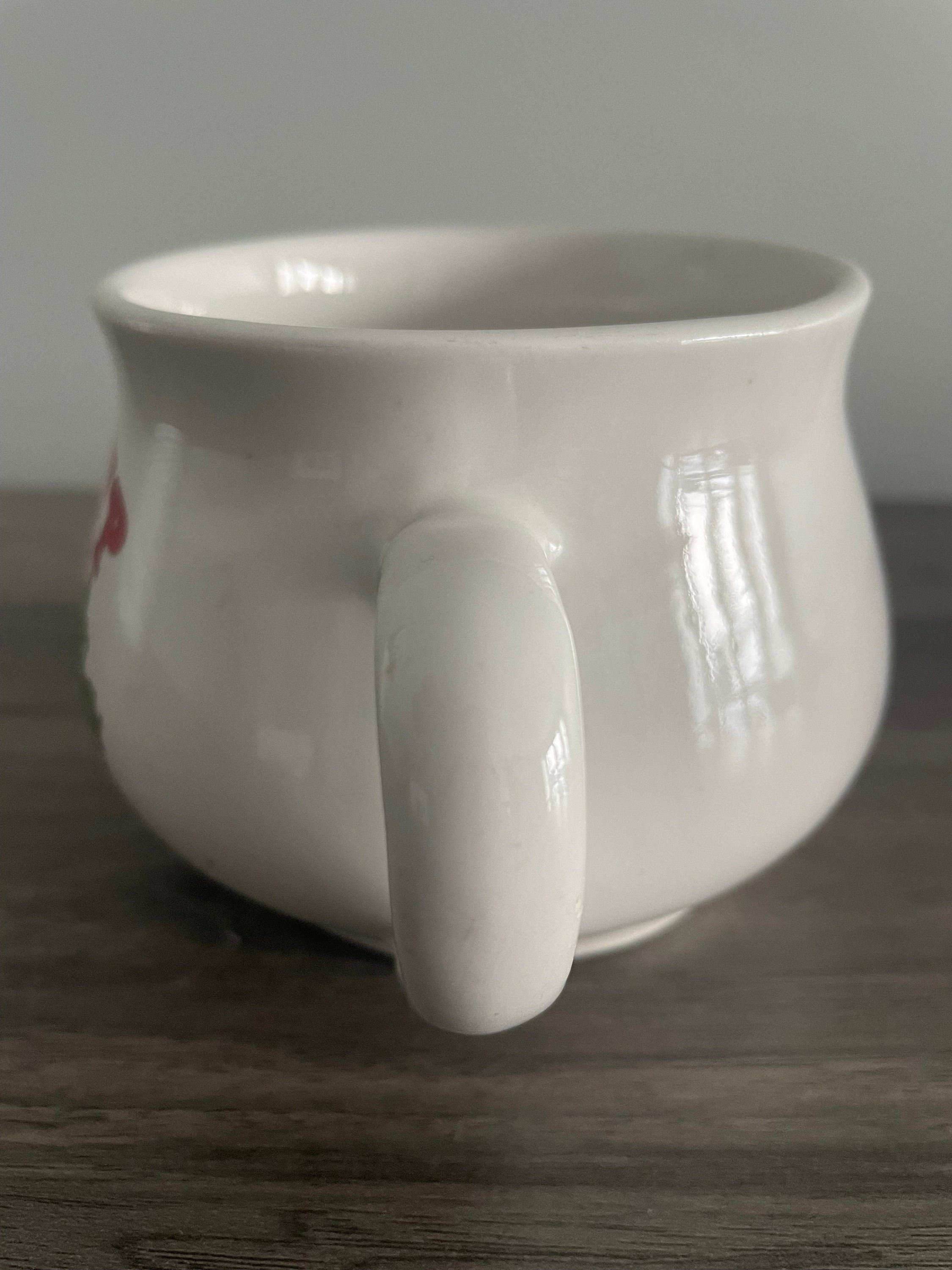 Vintage Ceramic Soup Mug With Recipe With Handle Tomato Soup Bowl ...