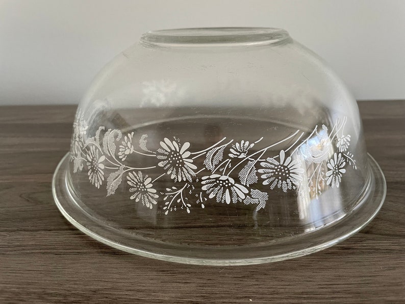 Vintage Pyrex Mixing Bowl Clear Colonial Mist 1 one 325 2.5L Nesting ...