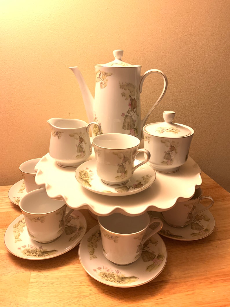 Holly Hobbie Complete Tea Set- Very Rare Find - Etsy