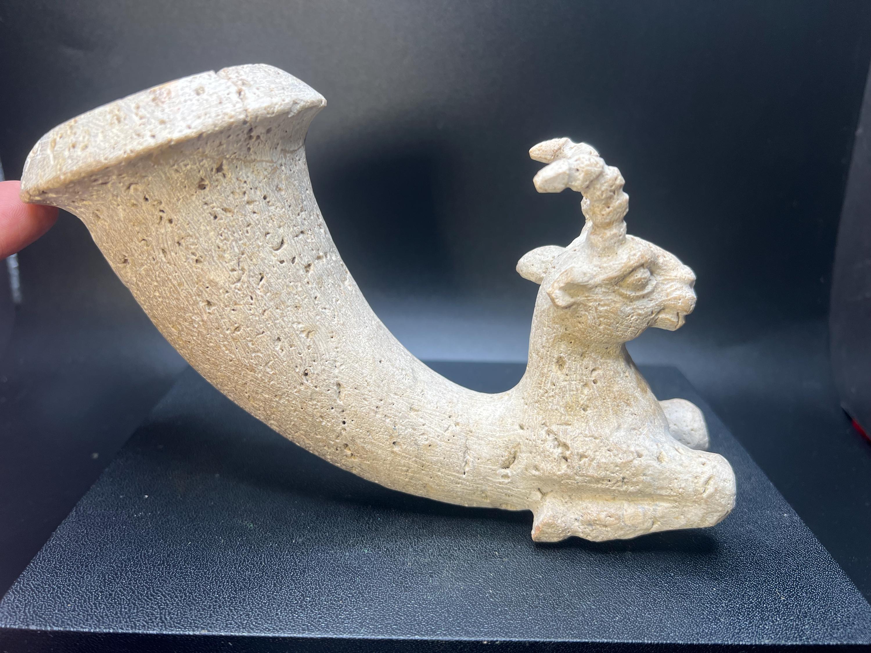 Rare Ancient Greek Pottery Old Rhyton - Etsy