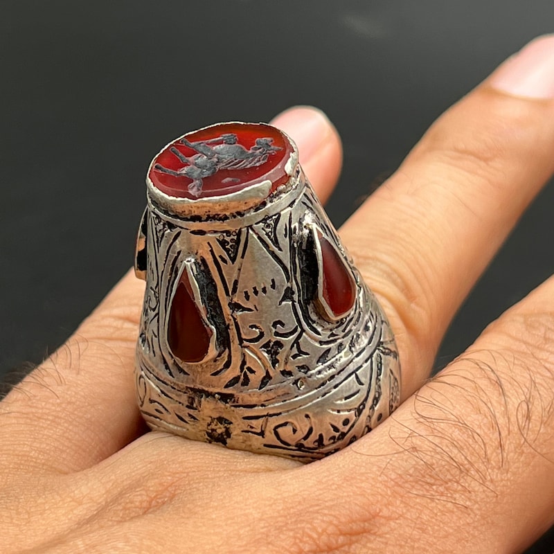 Anillos de intaglio - Etsy España