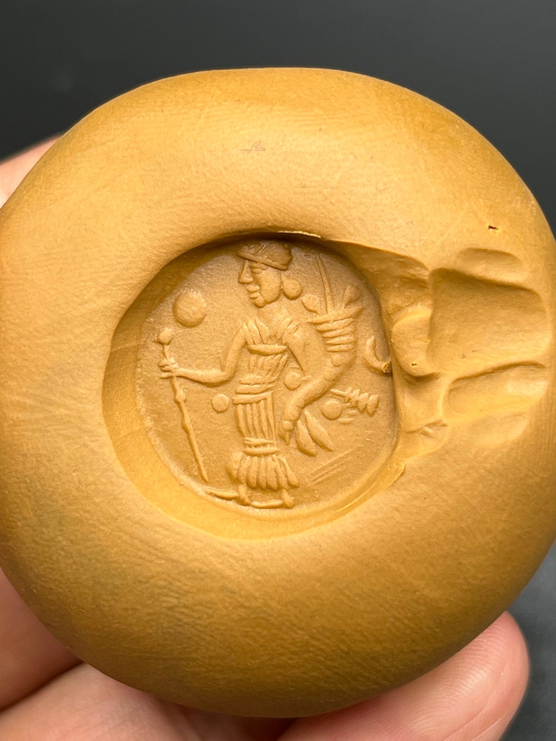 Ancient Near Eastern Intaglio Old Stamp Seal Bead - Etsy