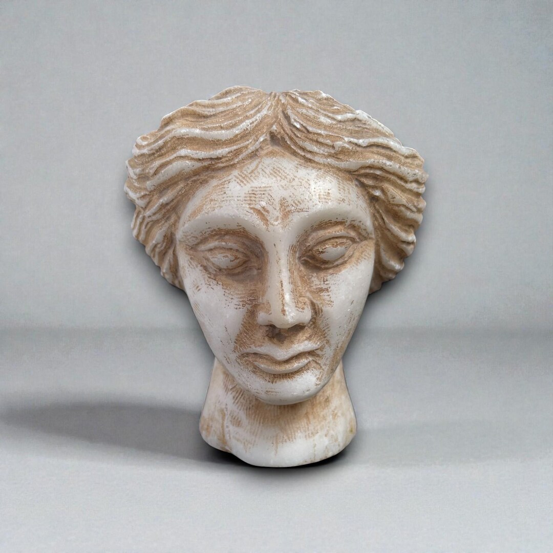 Greco-roman Stone Marble Head Sculpture | Classical Antiquity Style ...