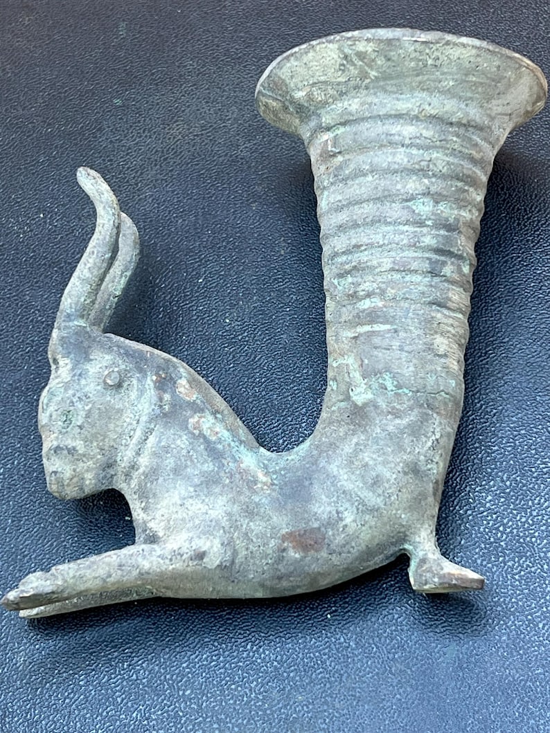 Ancient Old Roman Greek Drinking Bronze Rhyton - Etsy
