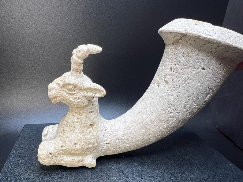 Rare Ancient Greek Pottery Old Rhyton - Etsy