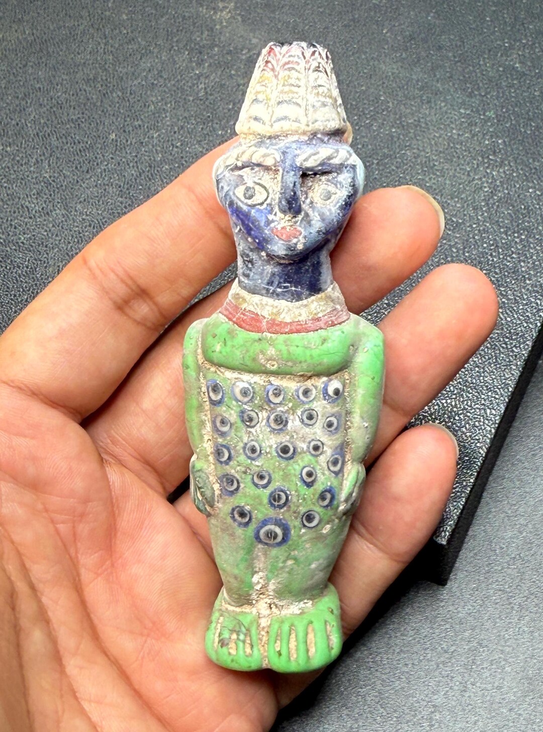 Rare Ancient Intricately Decorated Artifact Glass Mosaic Figurine - Etsy