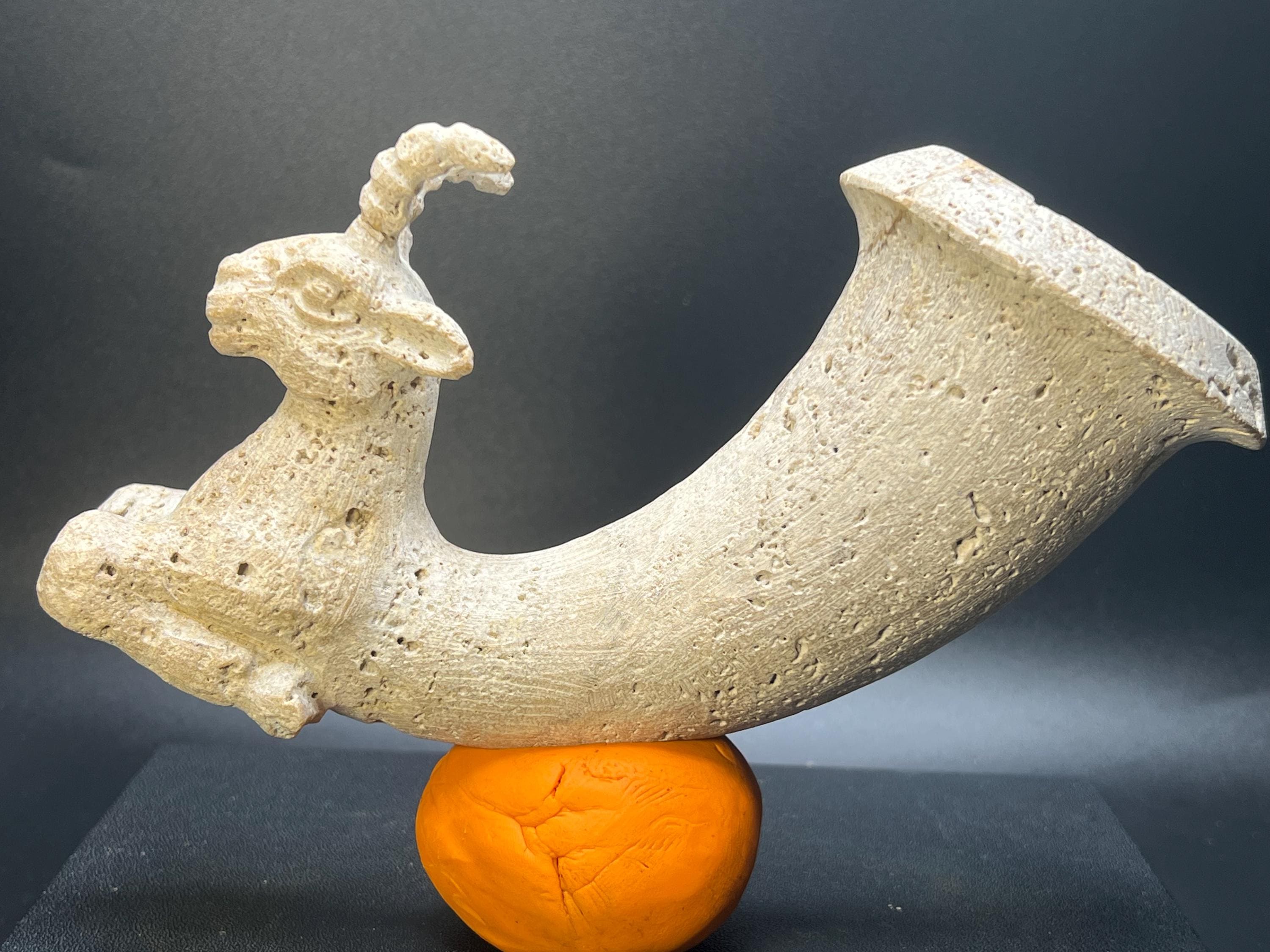 Rare Ancient Greek Pottery Old Rhyton - Etsy