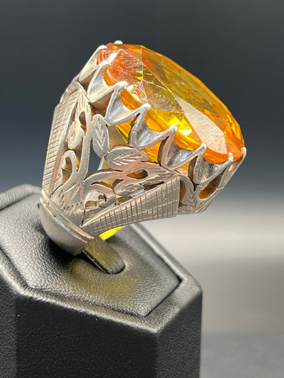 Vintage natural yellow citrine - Gem