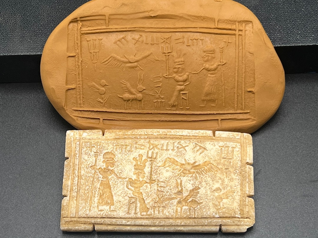 Old Medieval Intaglio Natural Stone Tile With Ancient Inscription - Etsy