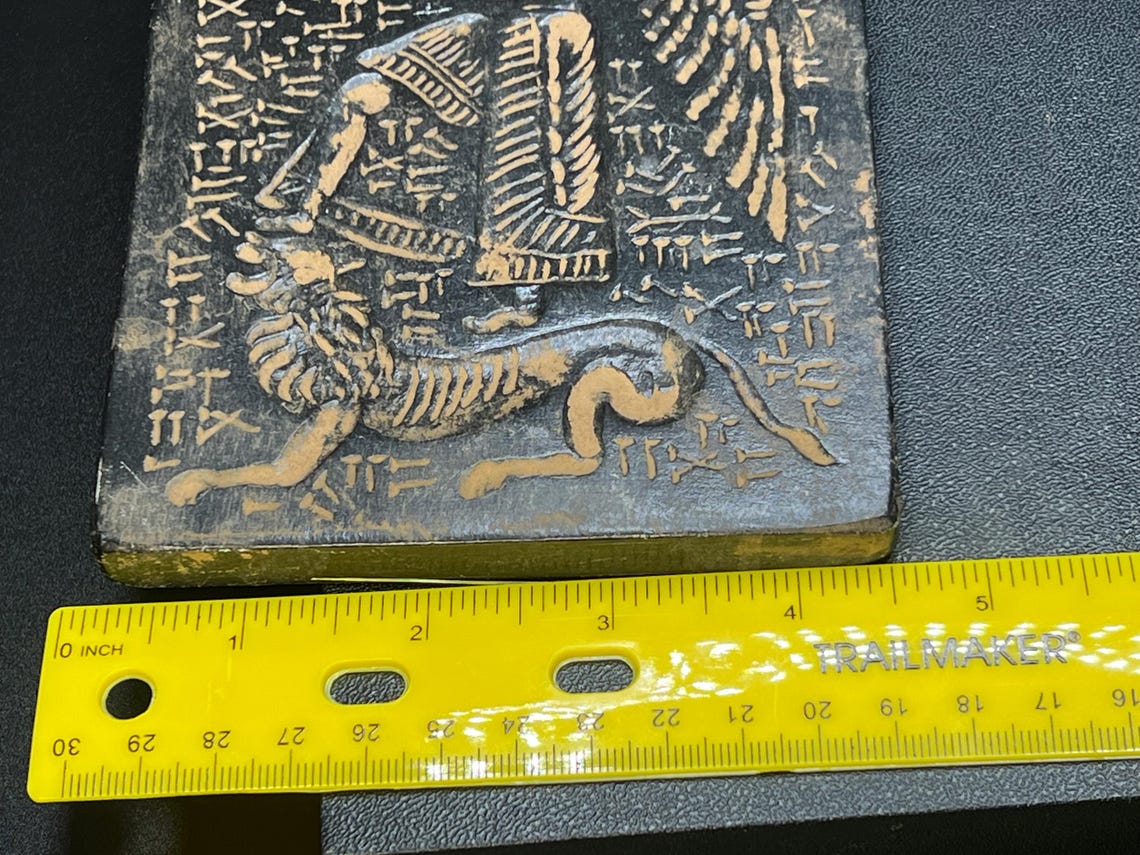 Ancient Old Medieval Intaglio Stone Tile With Ancient Inscription - Etsy