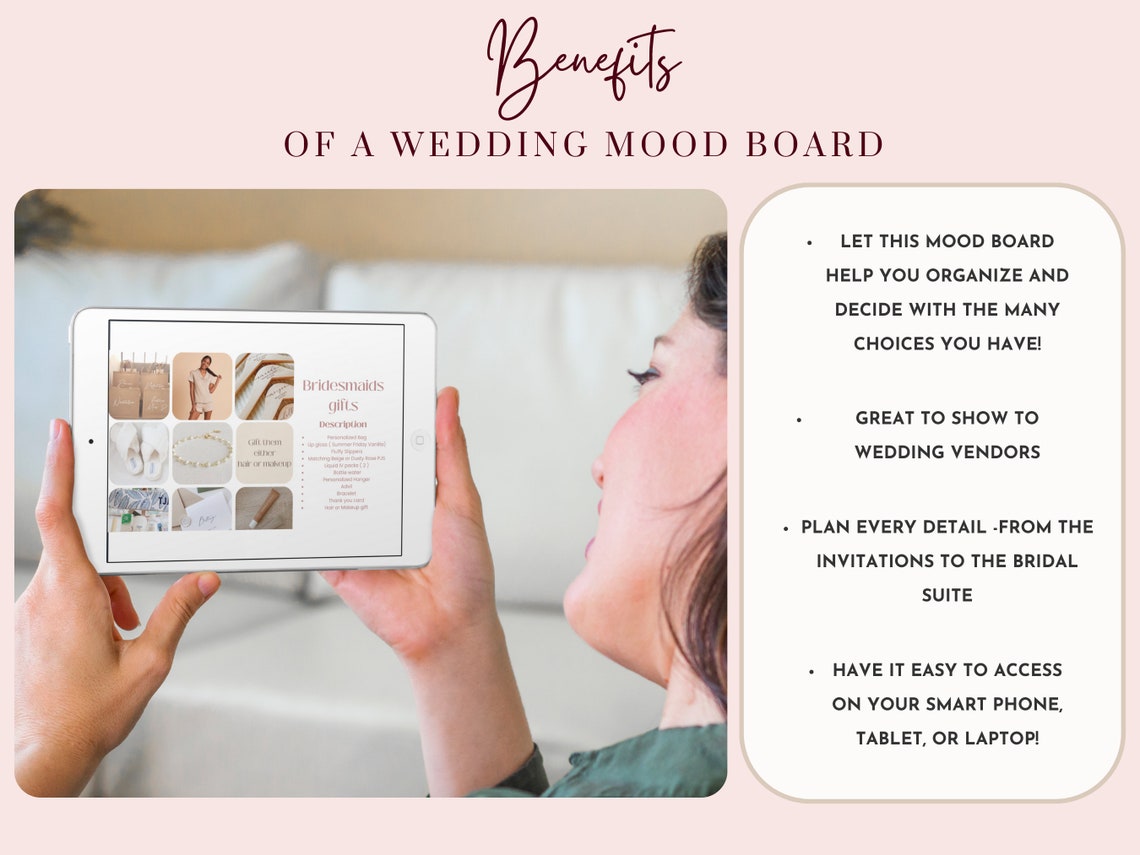 Wedding Planner Book Wedding Day Timeline Bride Planner Mood Board ...