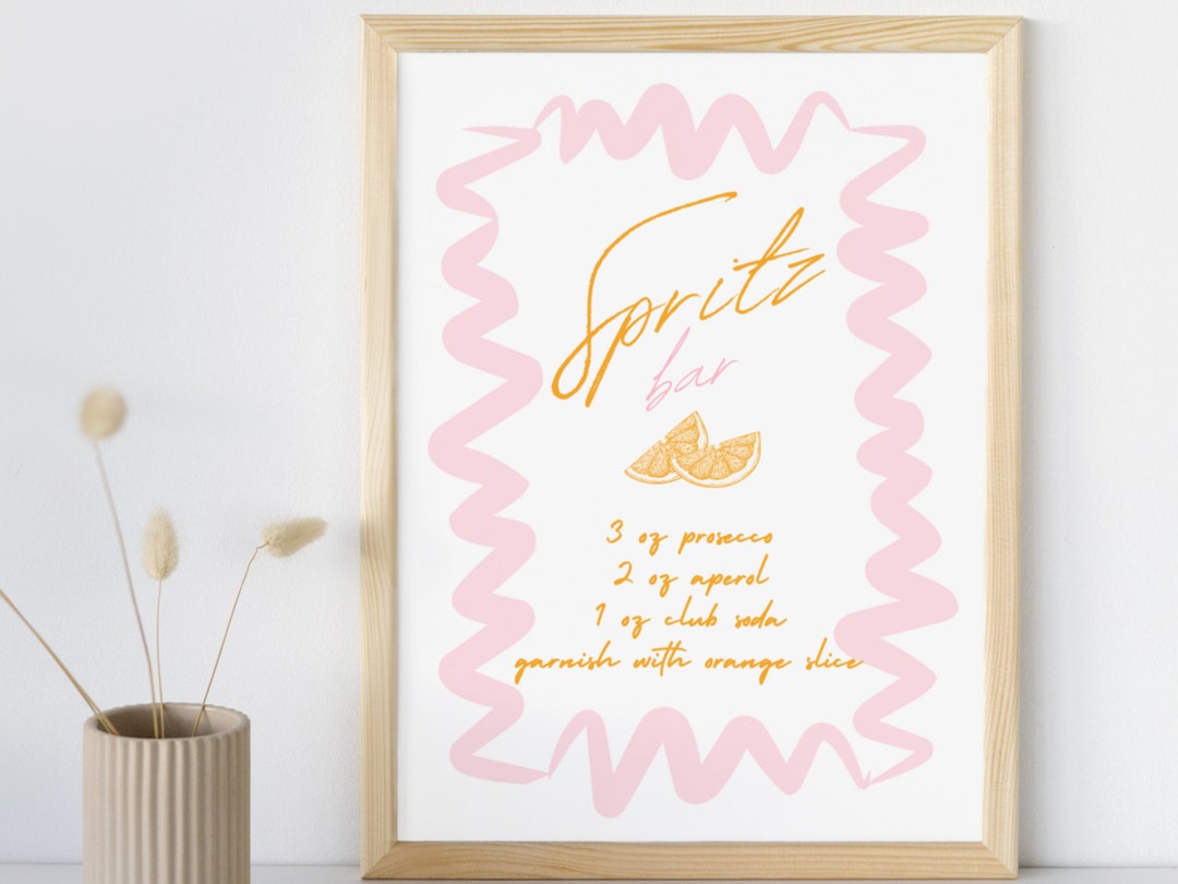 Aperol Spritz Bar Sign for Bridal Shower Love at First Spritz or Main ...