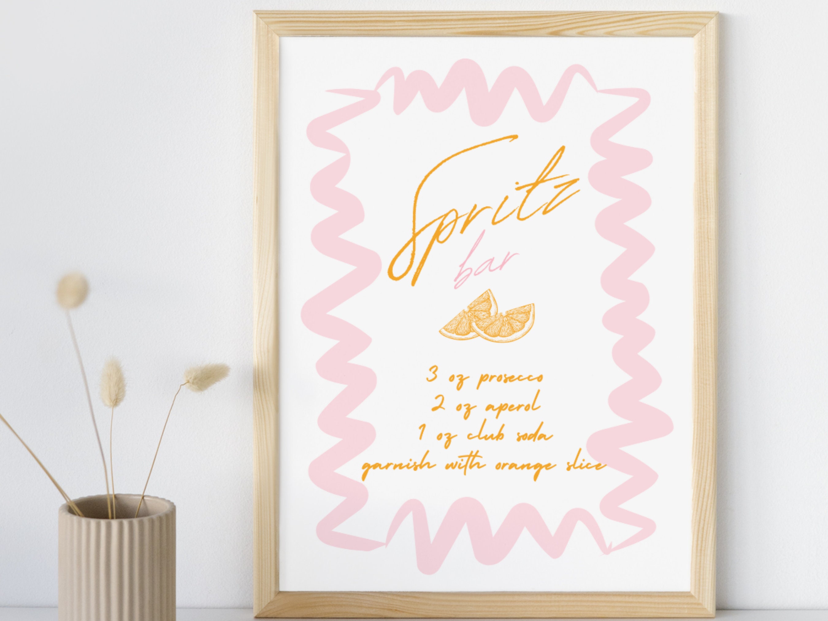 Aperol Spritz Bar Sign for Bridal Shower Love at First Spritz or Main ...
