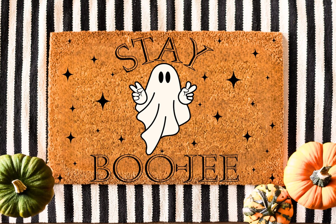 Funny Spooky Halloween Doormat, Boojee Doormat, Halloween Decorations ...