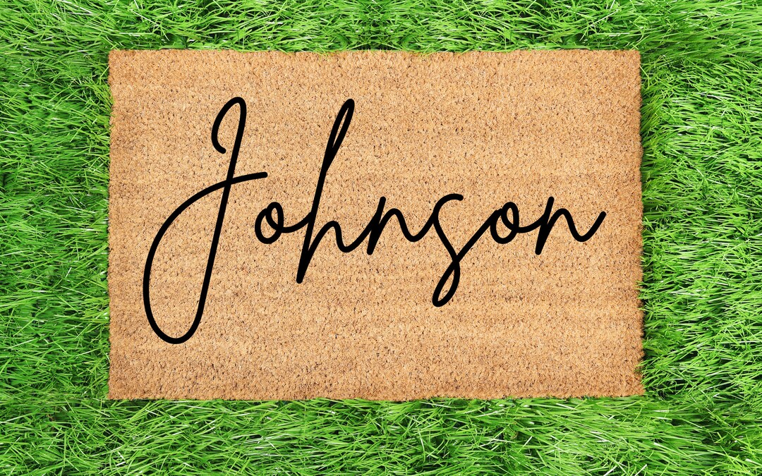 Customized Name Doormat, Custom Doormat With Name, Doormat With Name ...