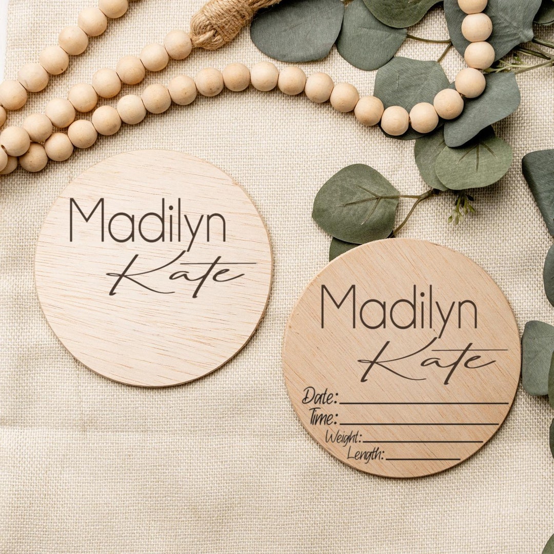 Personalized Baby Name Sign, Custom Baby Announcement Sign, Custom Baby ...