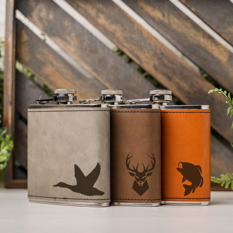 Hunting Flask - Etsy