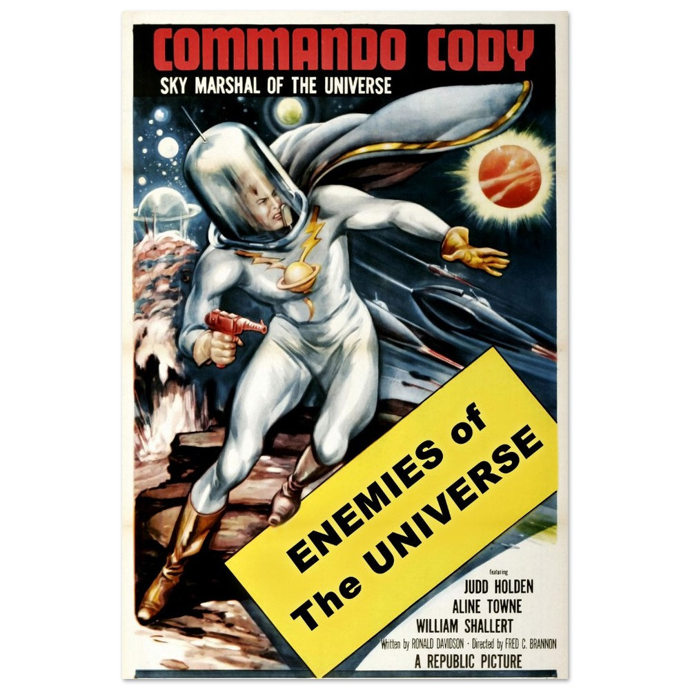 1953 Commando Cody Serial Movie Poster - Etsy