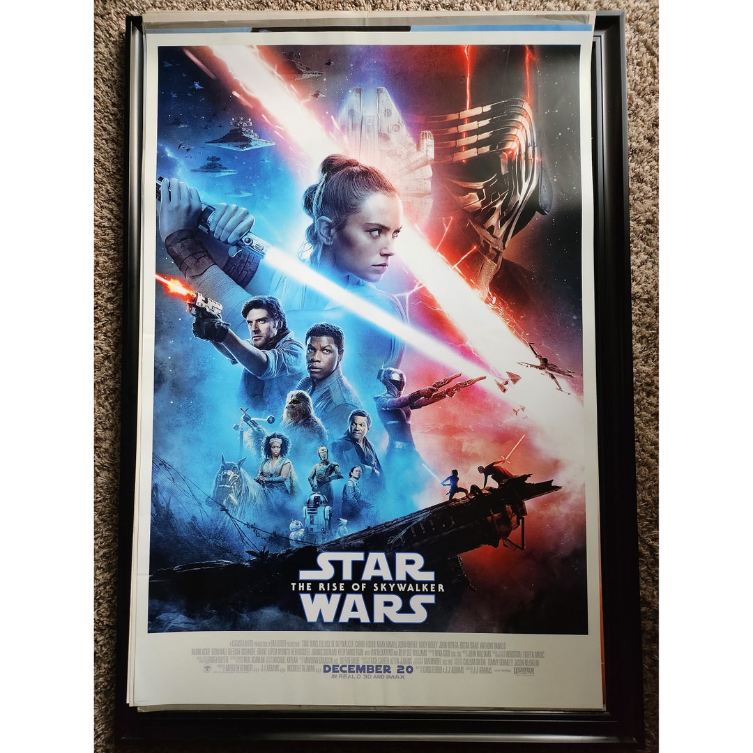 Authentic Star Wars Episode IX the Rise of Skywalker One Sheet Movie ...