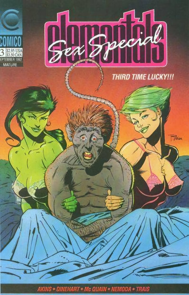 Elementals Sex Special 1992 Select Issue Etsy
