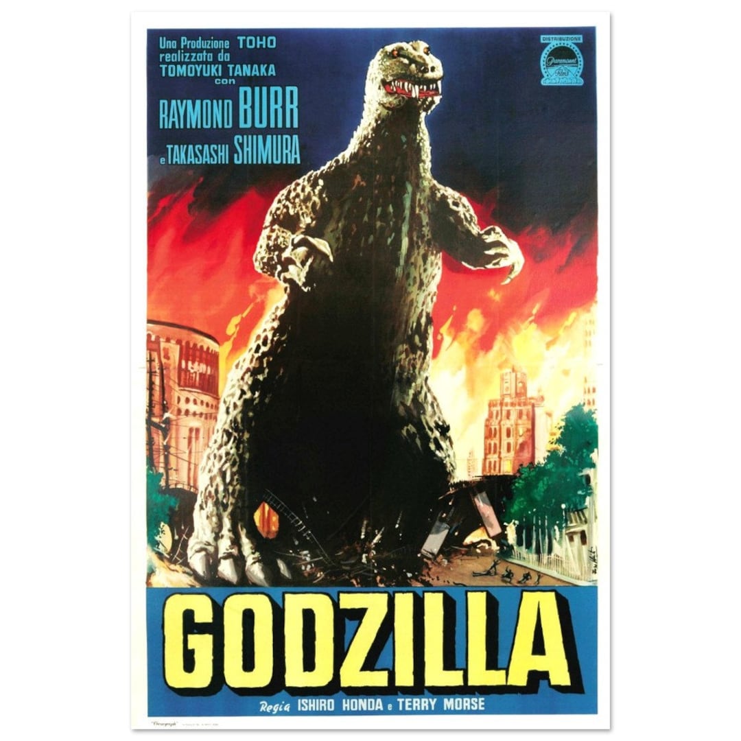 1954 Godzilla Movie Poster - Etsy