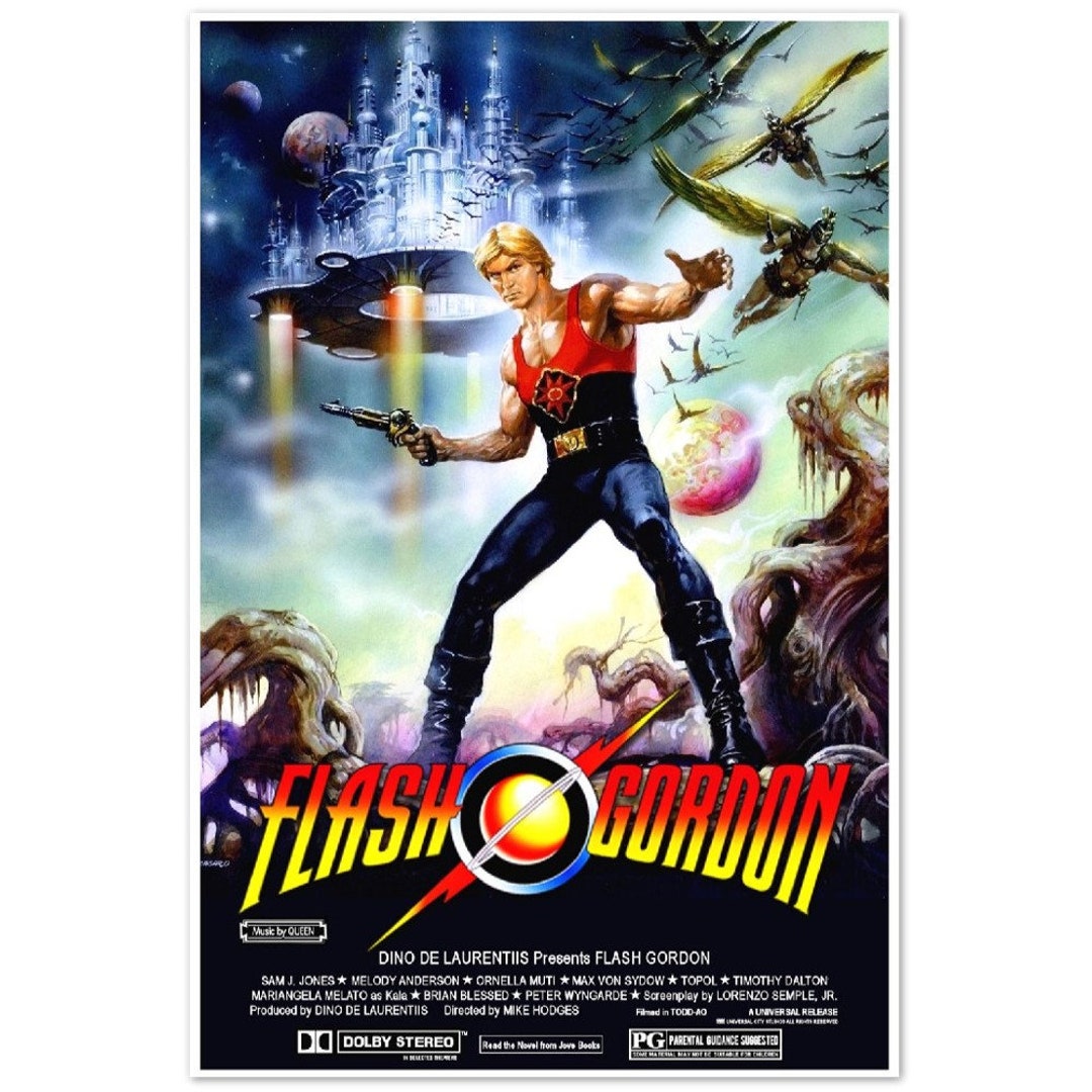 1981 Flash Gordon Movie Poster - Etsy