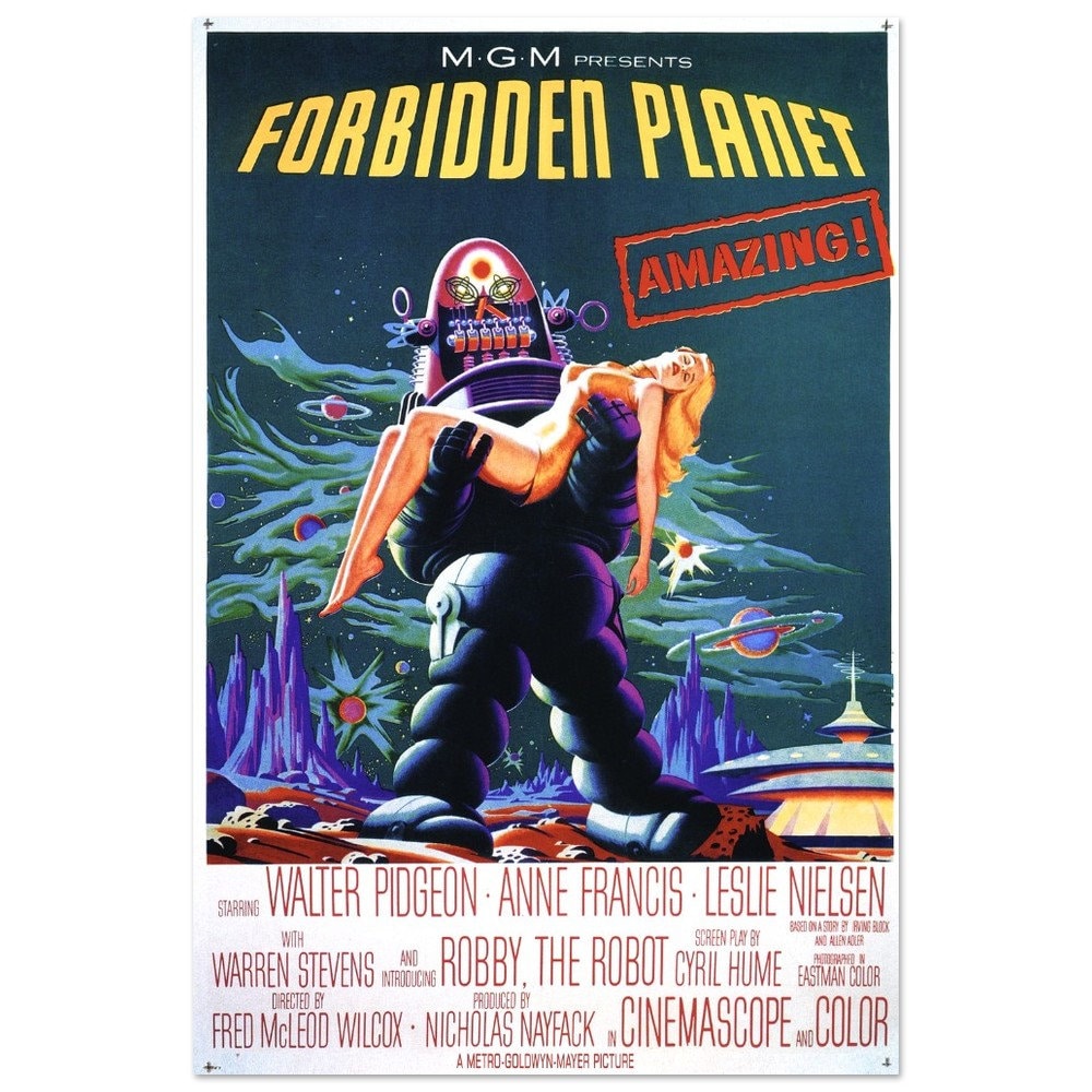 1956 Forbidden Planet Movie Poster - Etsy