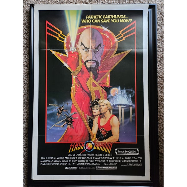 Flash Gordon Movie Poster - Etsy