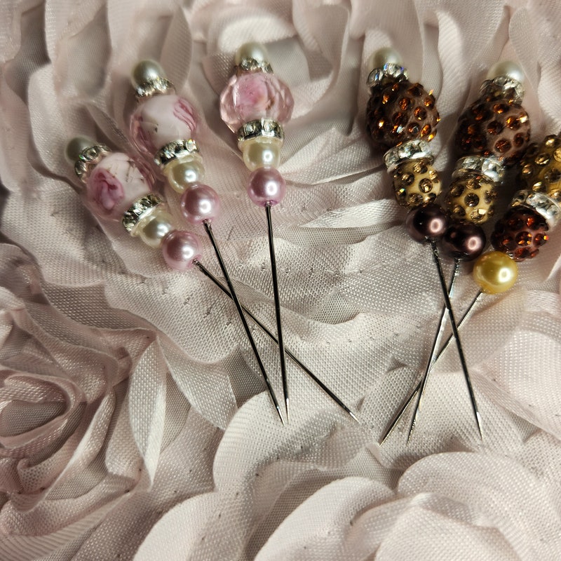 Beaded Stick Pins - Etsy