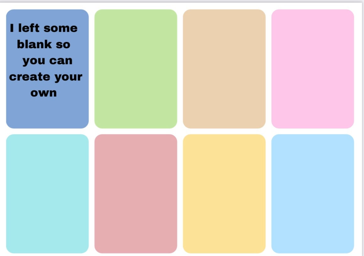 Visual Charts for Children With Autism - Etsy