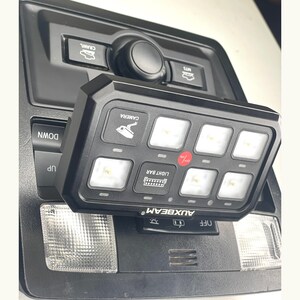 3rd Gen Toyota Tacoma Overhead Console Mount Auxbeam 8 Gang XL Car ...