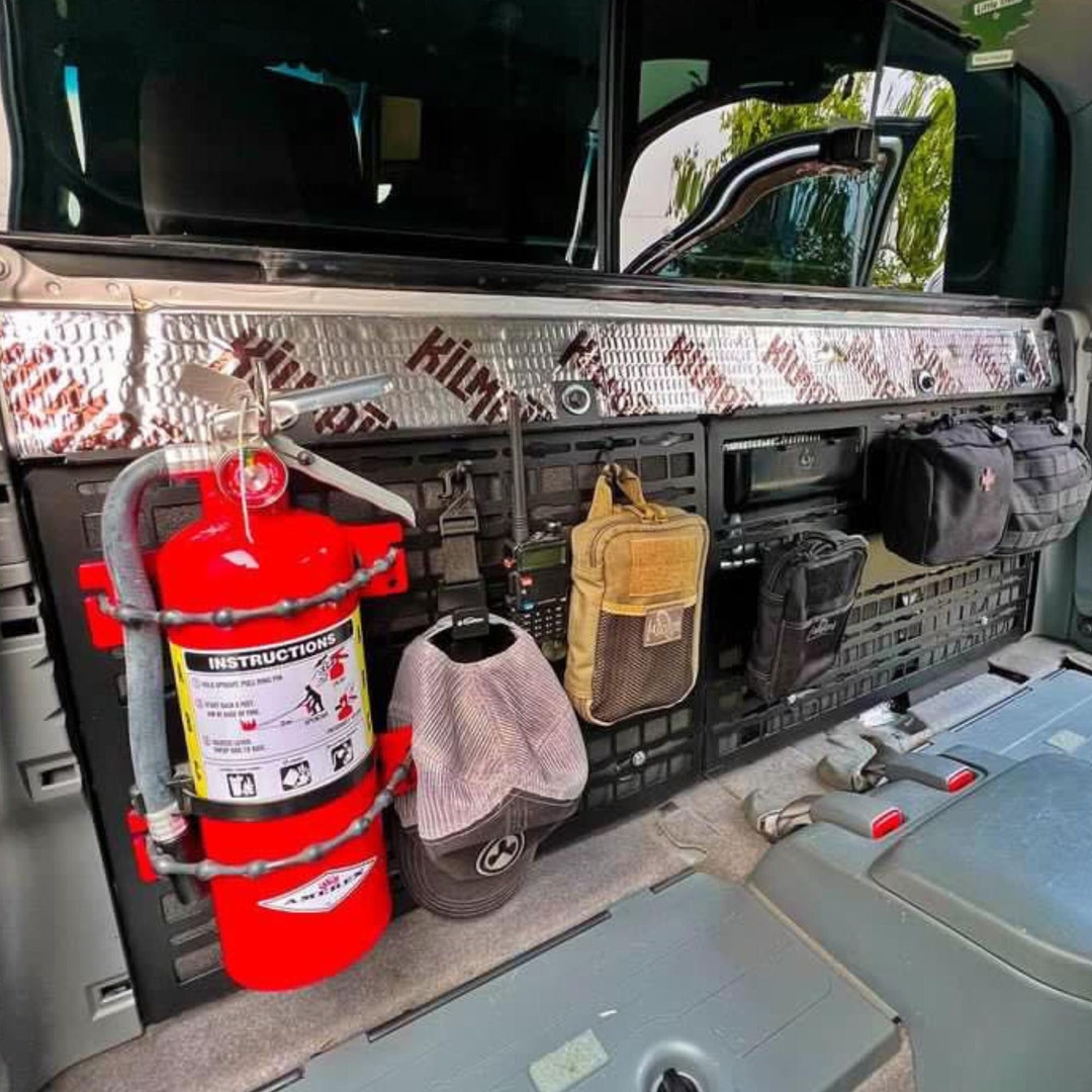 Toyota Tacoma Access Cab Rear MOLLE Panel for Tactical Gear Storage and ...