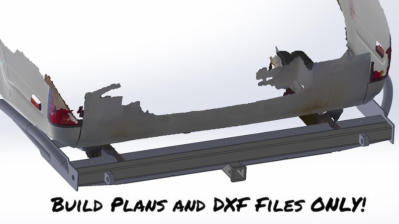 80 Series Land Cruiser Rear Bumper Build Plan and DXF Files - Etsy