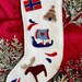 Norwegian Heritage Christmas Stocking, Norway Icons, Custom Handmade ...