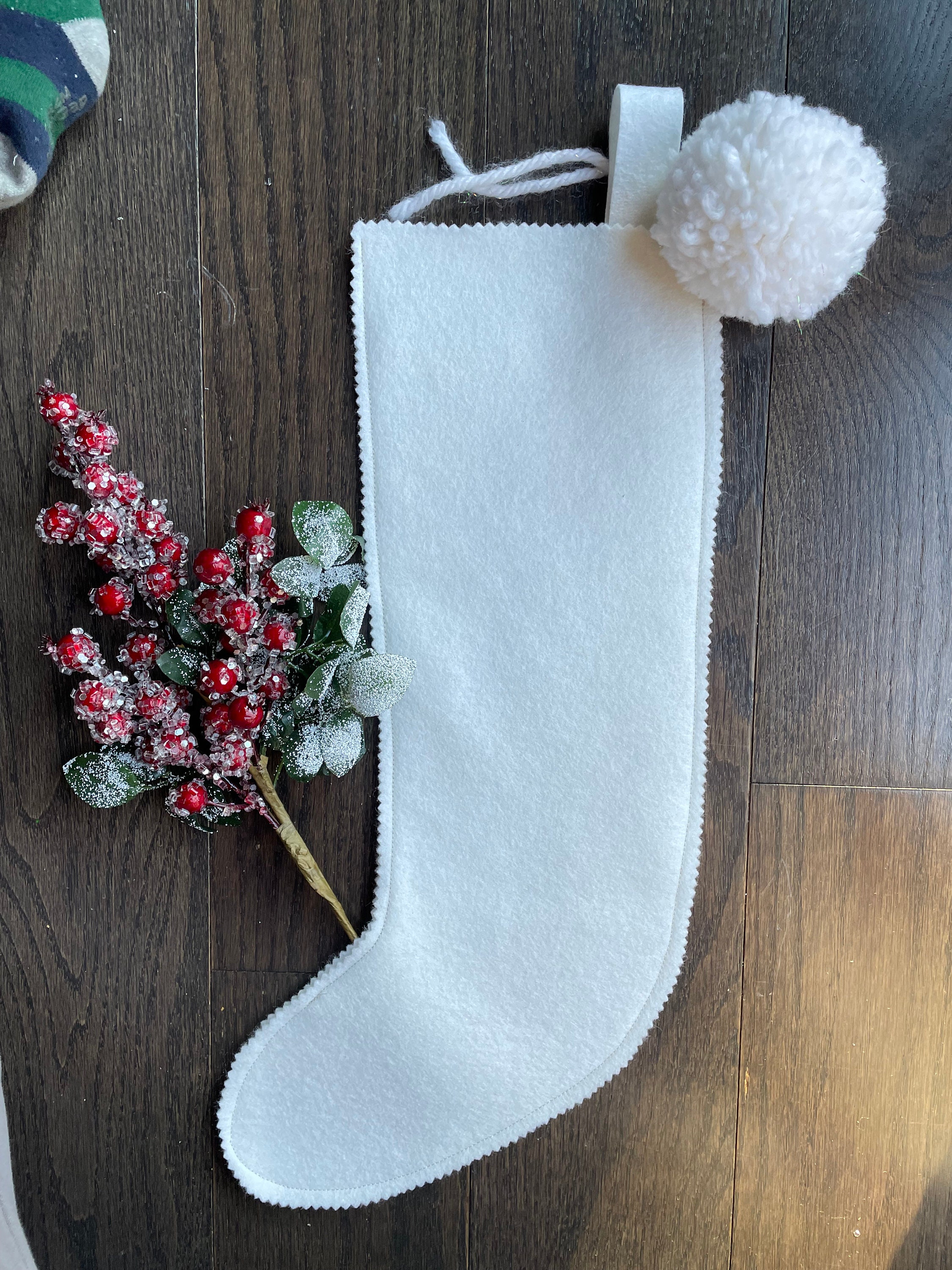 Children's Christmas Train Stocking, Custom Handmade 100% Wool Felt - Etsy