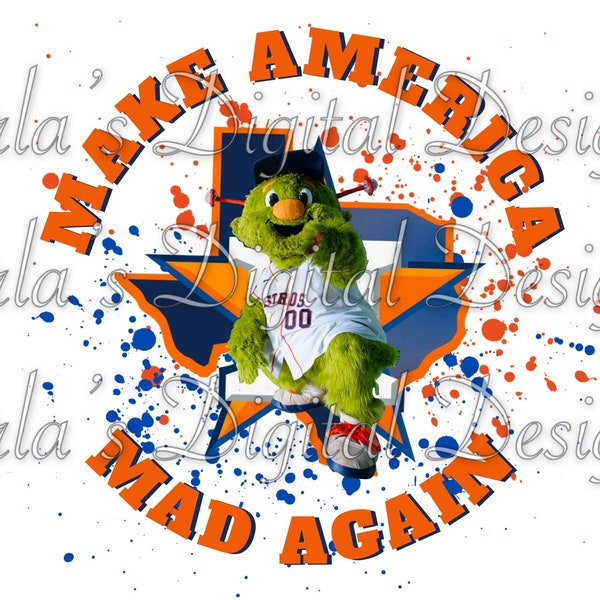 Make American Mad Again Astros Png - Etsy