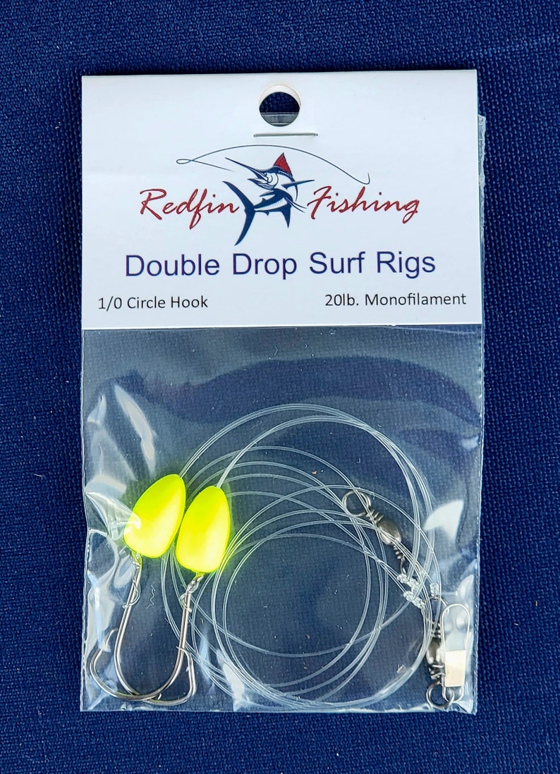 8 Pack Double Drop Rig Pompano Rig Surf Fishing - Etsy