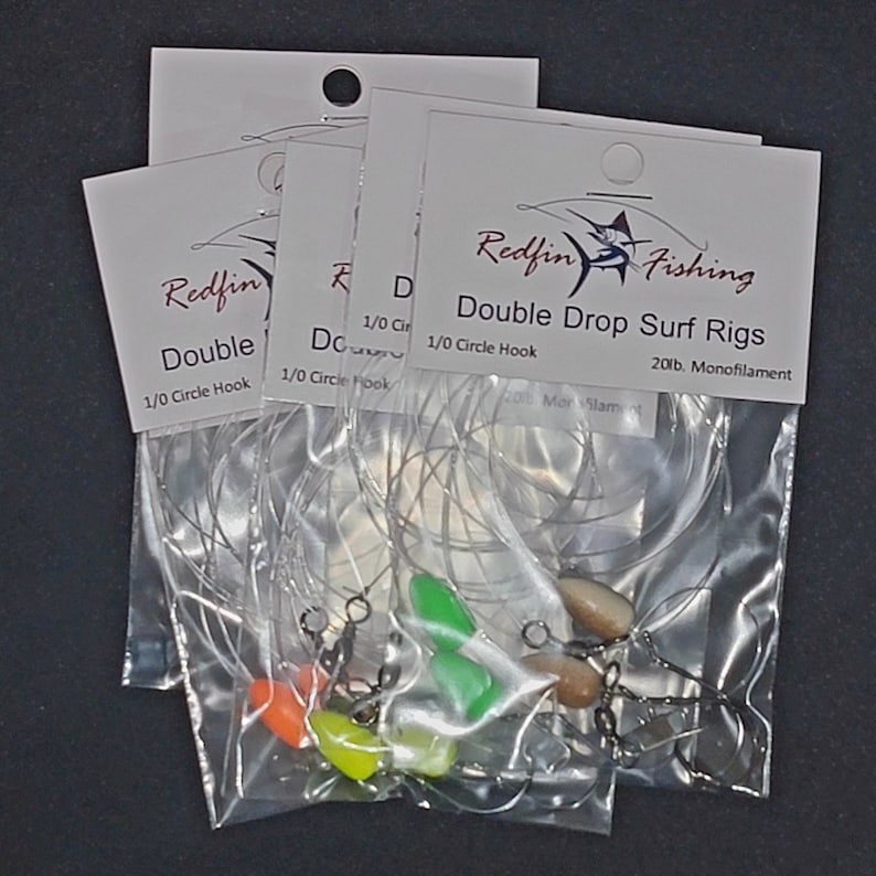 8 Pack Double Drop Rig Pompano Rig Surf Fishing - Etsy