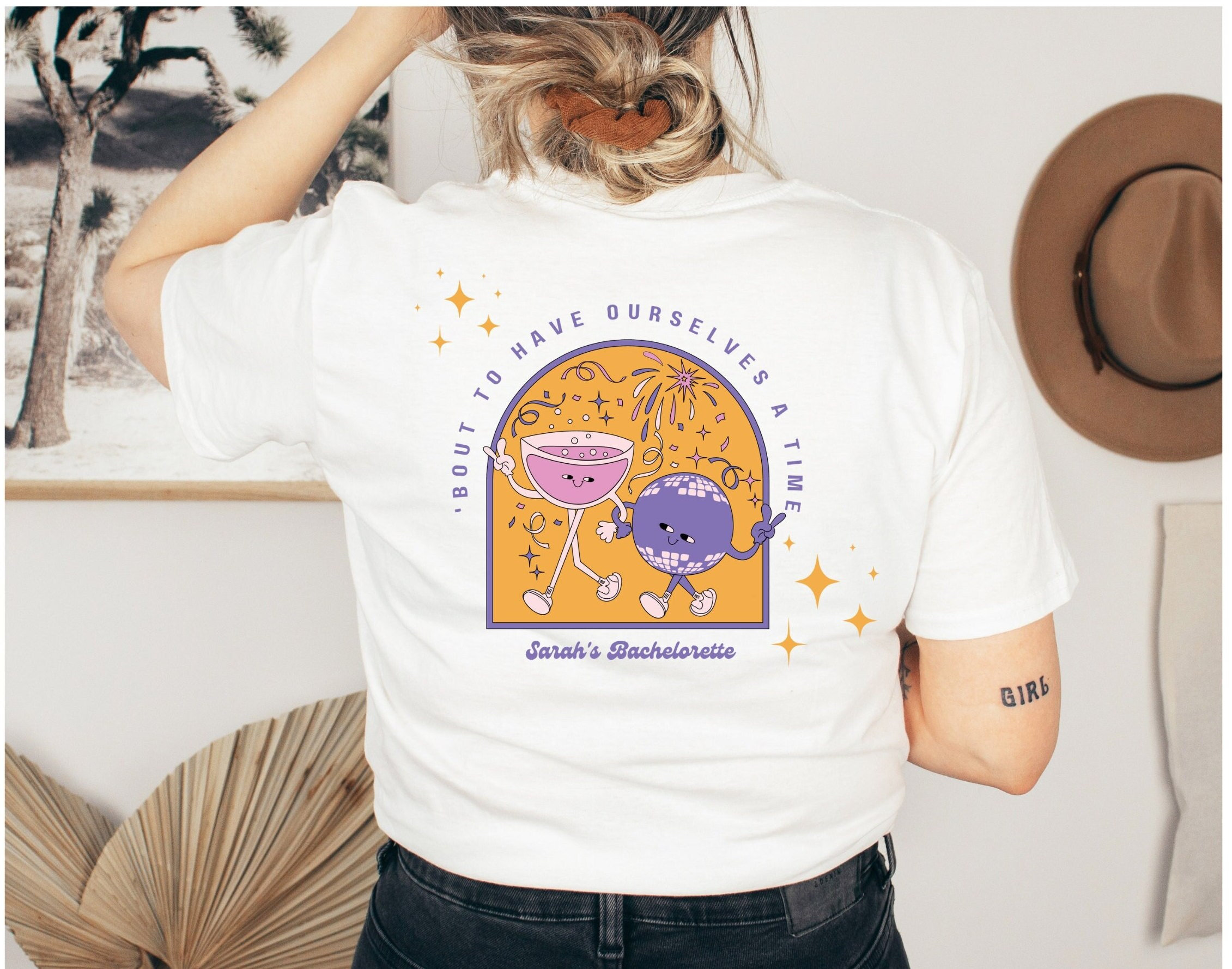 Custom Disco Party Bachelorette Tee Party T-shirt matching - Etsy