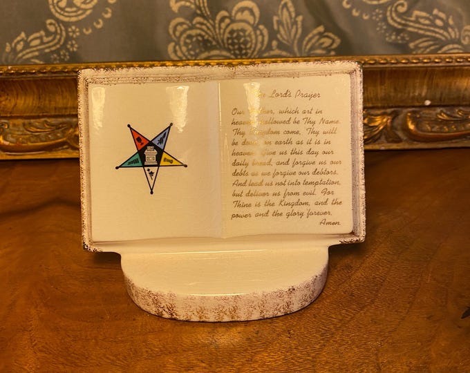Vintage Order of the Eastern Star Masonic California Lord's Prayer ...