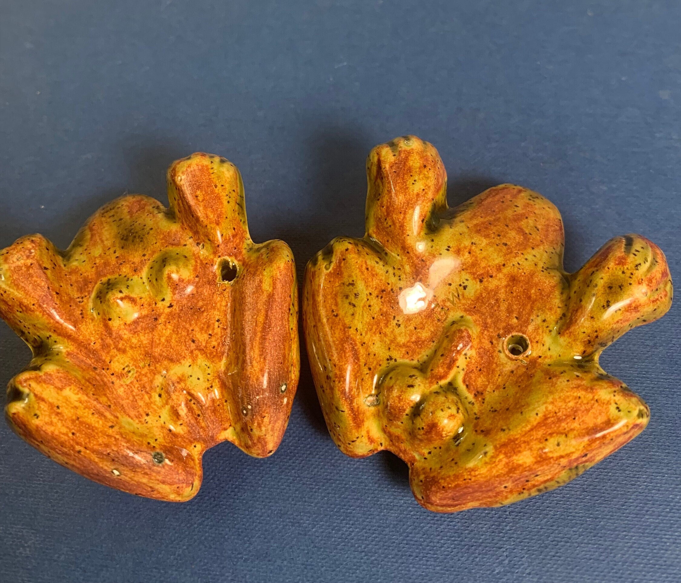 Two Vintage MCM Ceramic Fertility Frog Figurines With Human Genitals - Etsy