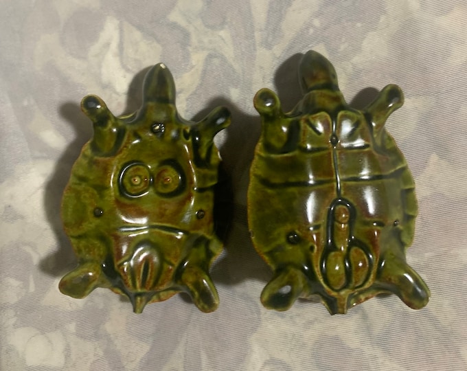 Two Vintage Ceramic Fertility Turtles With Human Genitalia - Etsy