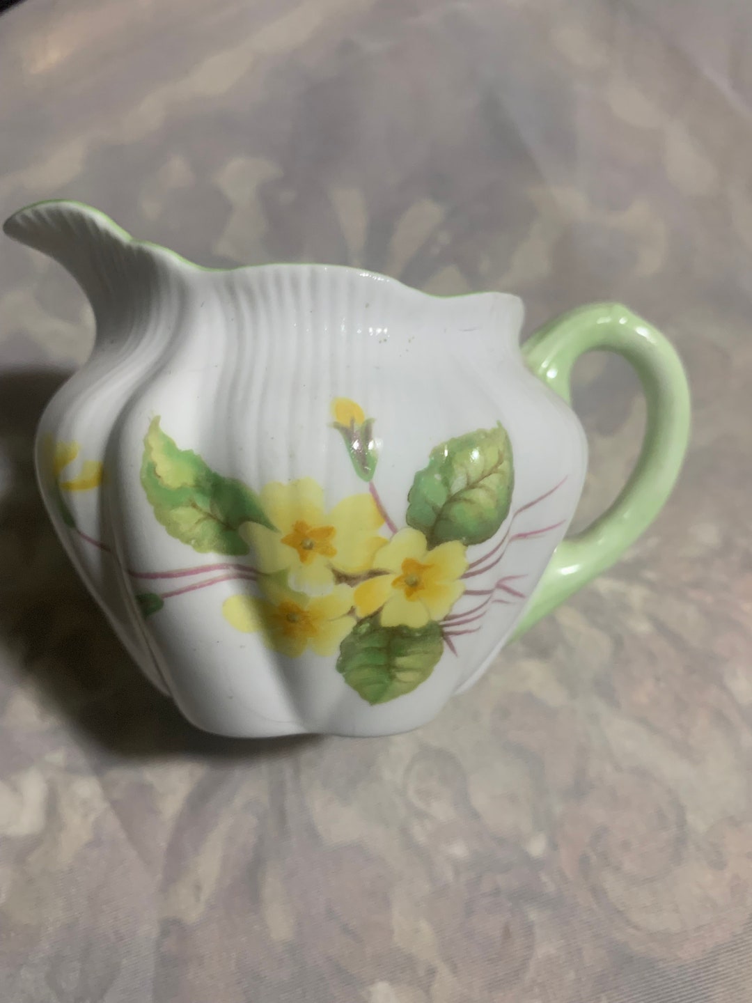 Vintage Bone China Shelley Primrose Cream Pitcher - Etsy
