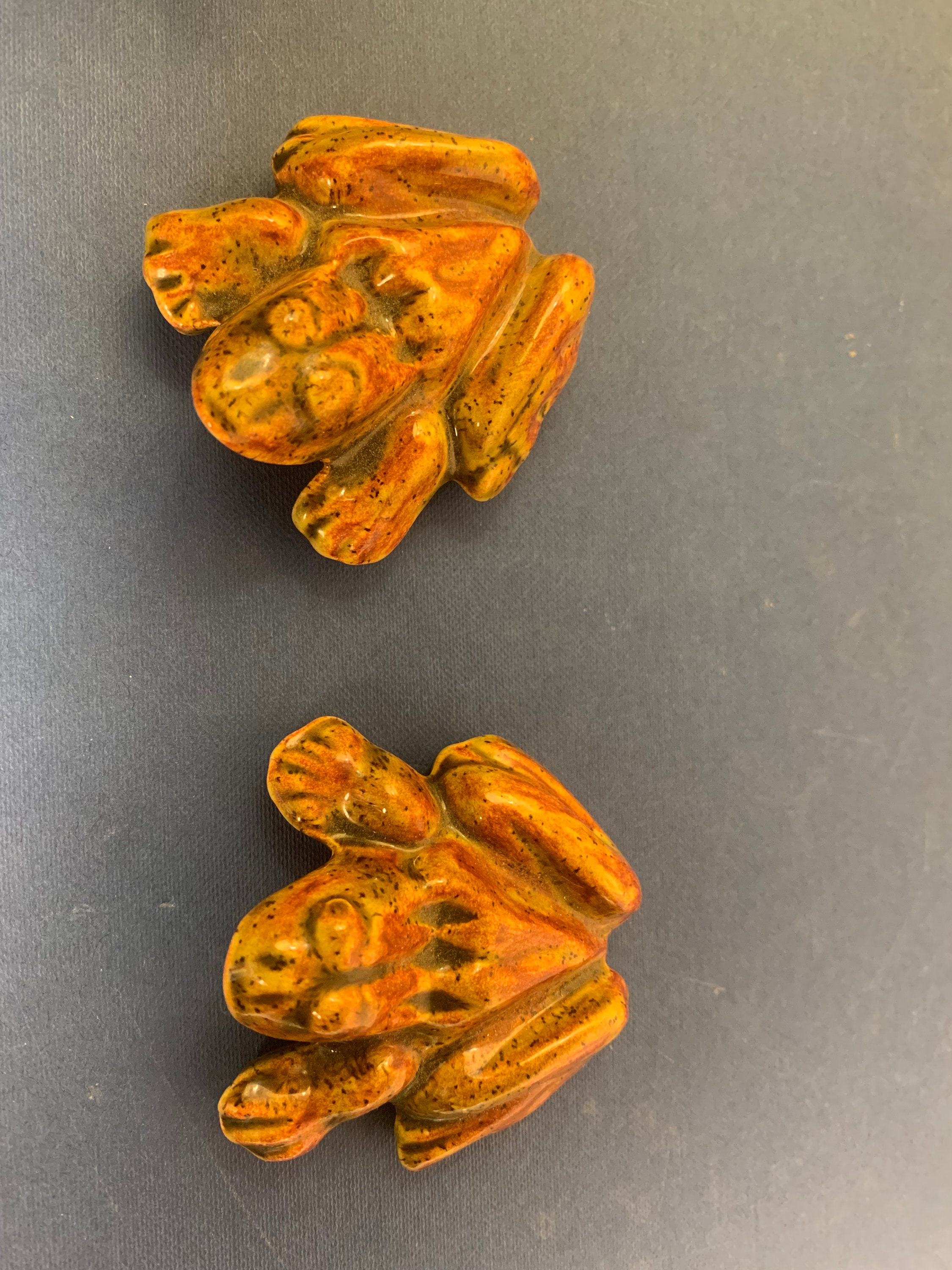 Two Vintage MCM Ceramic Fertility Frog Figurines With Human Genitals - Etsy