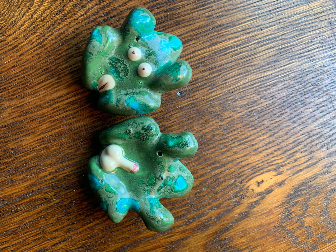 Vintage Ceramic Fertility Frogs With Human Genitalia - Etsy
